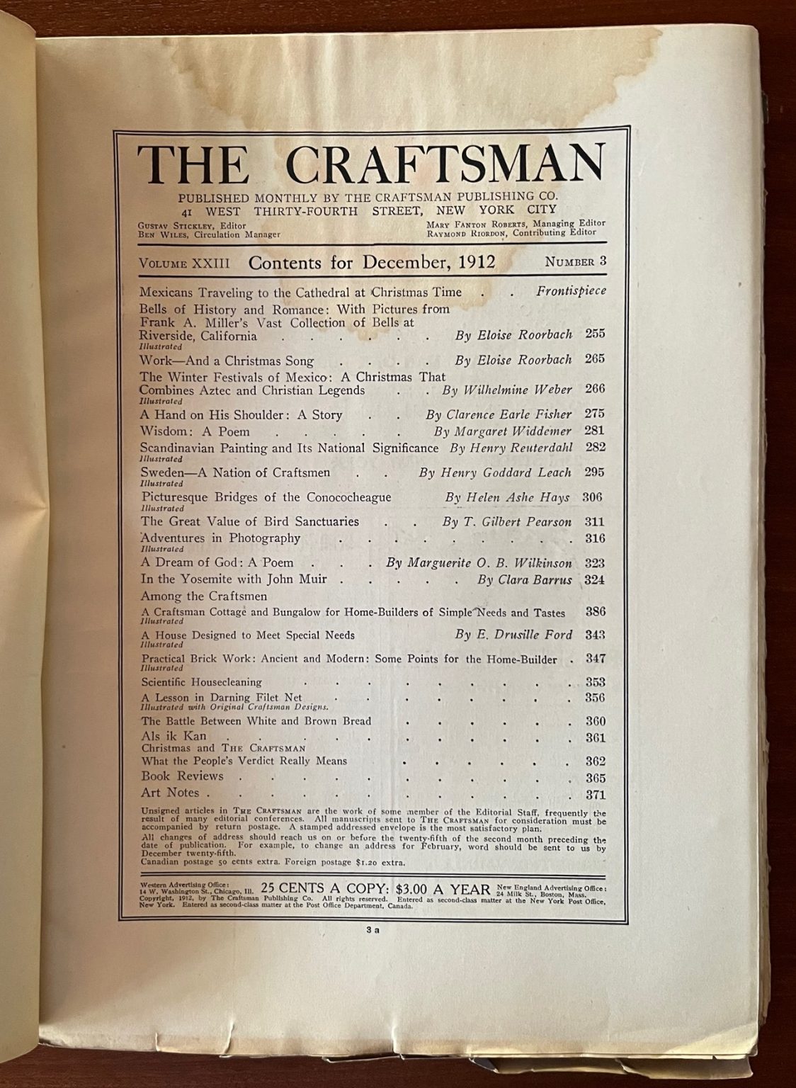 The Craftsman - Many Issues Available, in Excellent Condition - Turn of ...