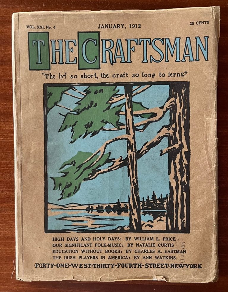 The Craftsman - January 1912 - Turn of the Century Editions