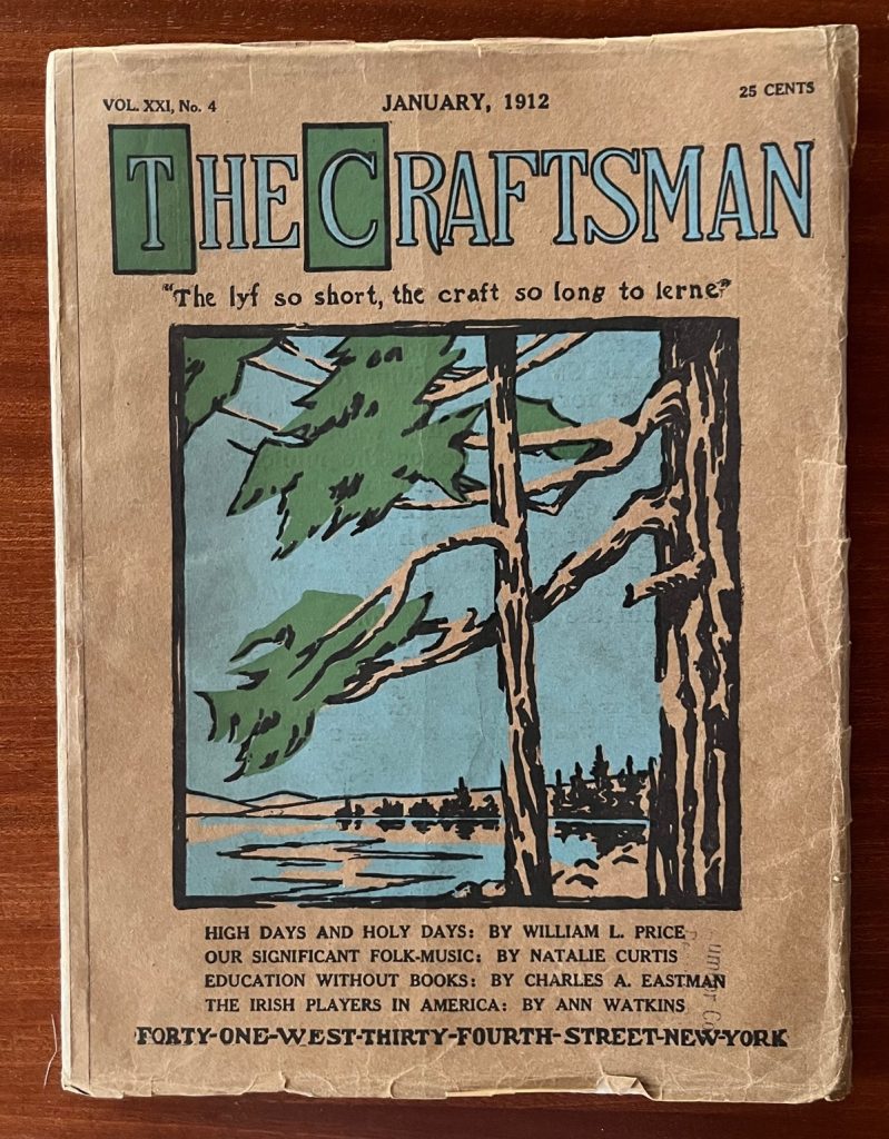 The Craftsman - January 1912 - Turn of the Century Editions